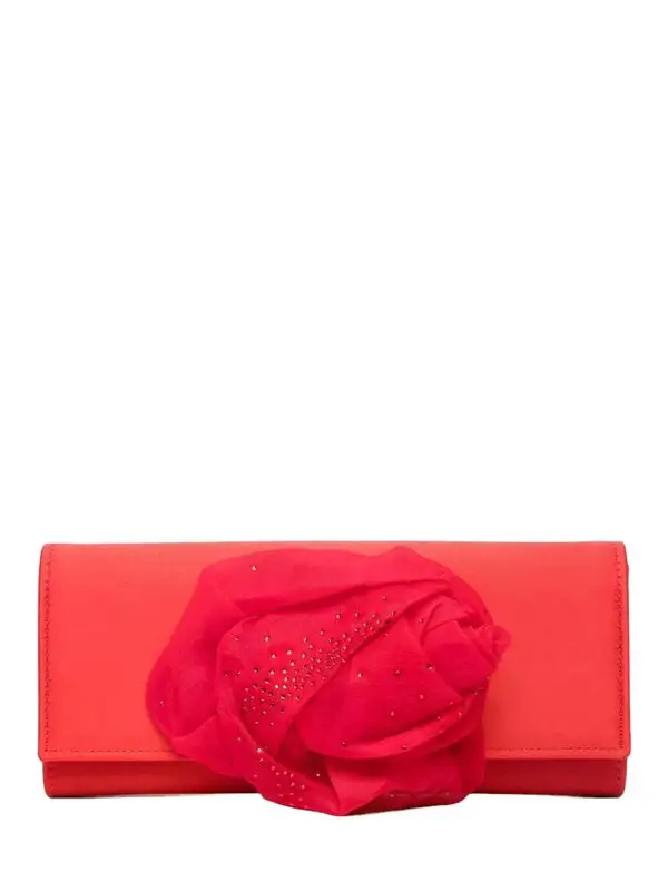 GEDEBE Peonia Envelope Clutch Bag - Red