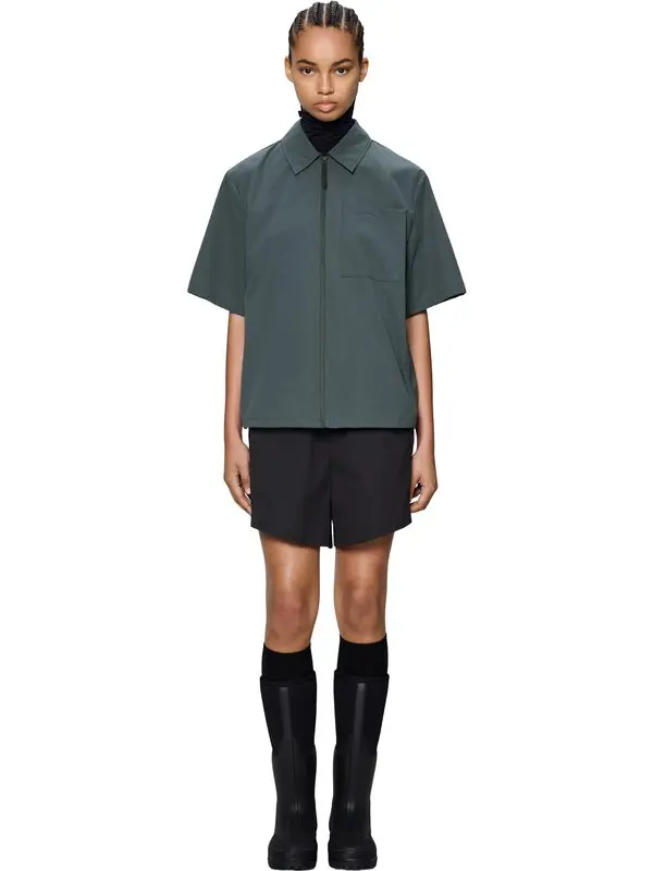 Rains Mito Short Sleeve Shirt - Grey