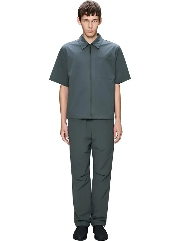 Rains Mito Short Sleeve Shirt - Grey