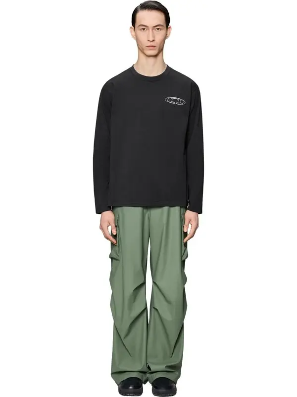 Rains Classic Long Sleeve T-shirt - Black