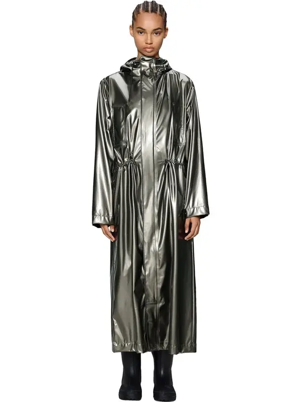 Rains Bold Longest Jacket - Grey