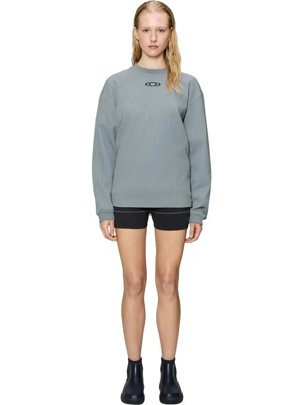 Rains Waffle Long Sleeve T-shirt Splash - Pool