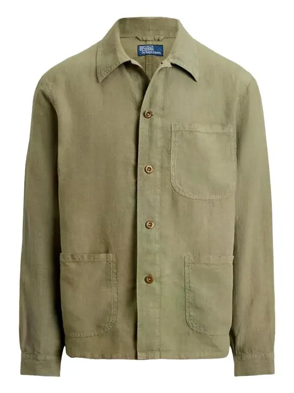 Polo Ralph Lauren Linen Utility Jacket - Green