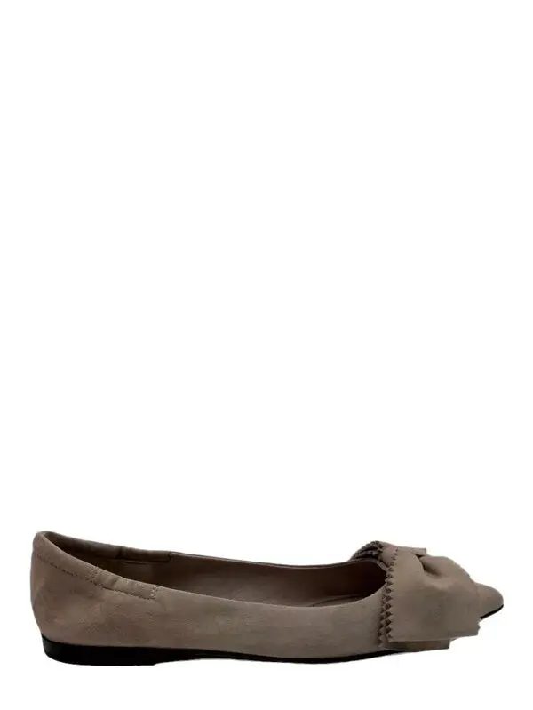 POMME D´OR Ingrid Bow Detail Pointed Toe Pumps - Neutrals