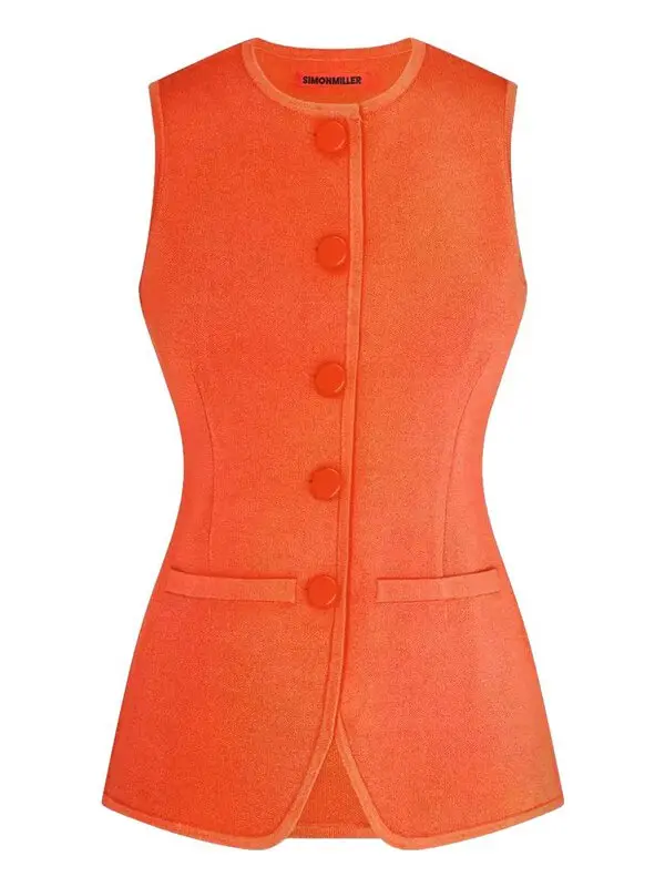 SIMONMILLER Del Mar Knit Vest - Red