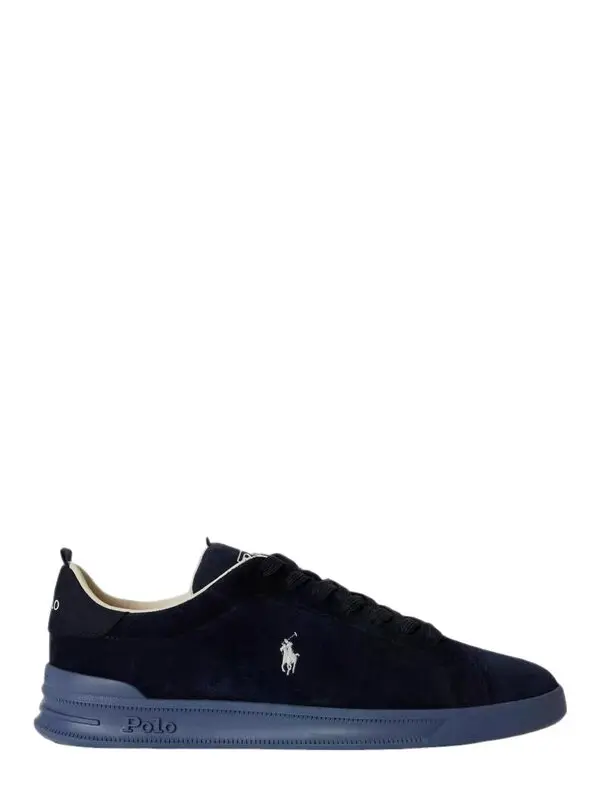 Polo Ralph Lauren Logo-embroidered Suede Sneakers - Blue