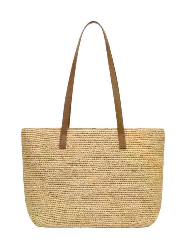 MC2 SAINT BARTH Raffia Shoulder Bag - Neutrals