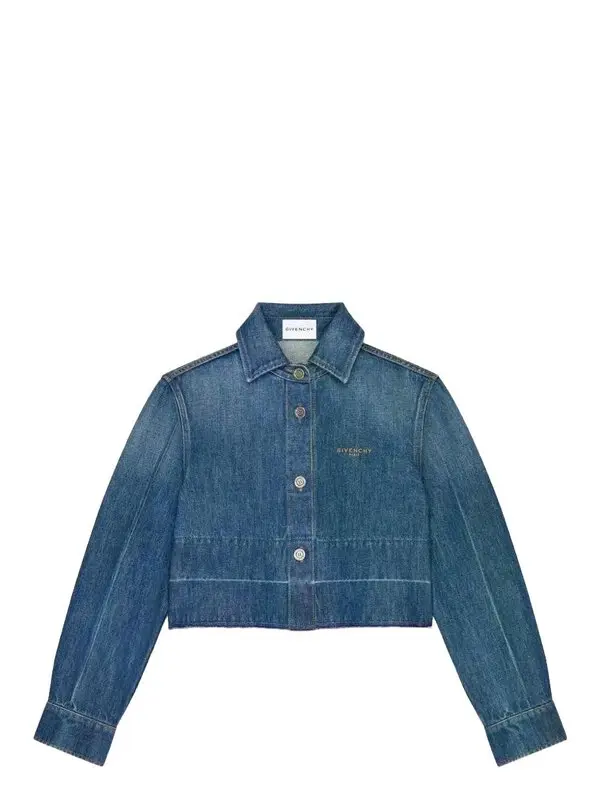 Givenchy Raw-edge Denim Shirt - Blue