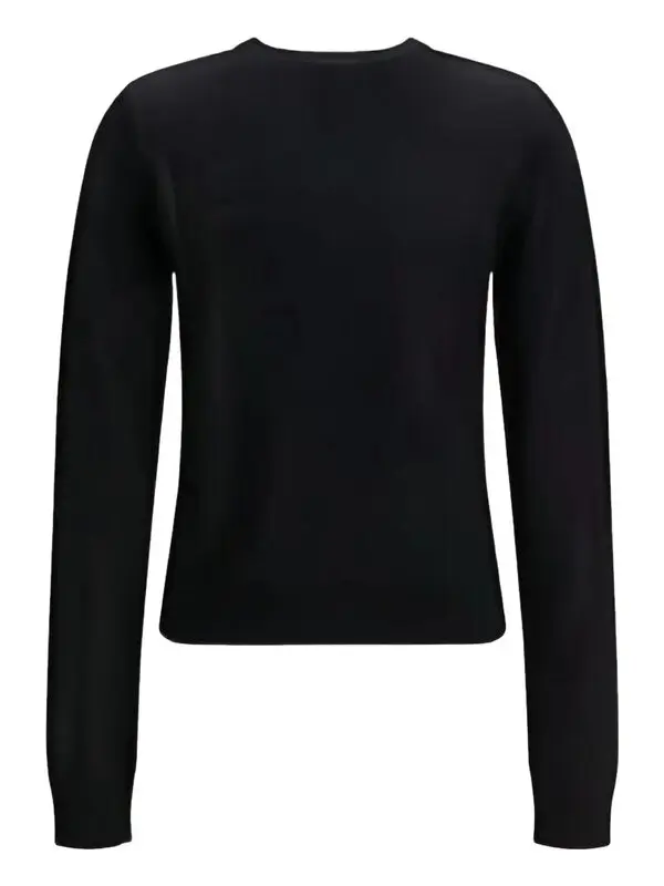 GANNI Diamond-pattern Cardigan - Black