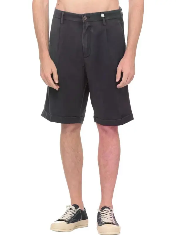 MYTHS Pleated Wool Shorts - Grey
