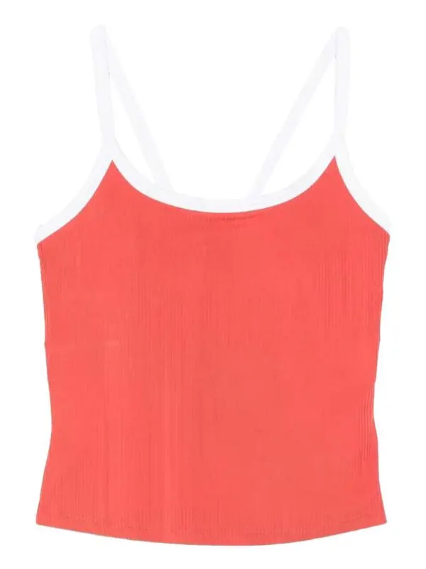 Varley Theon Ribbed Tank Top - Orange