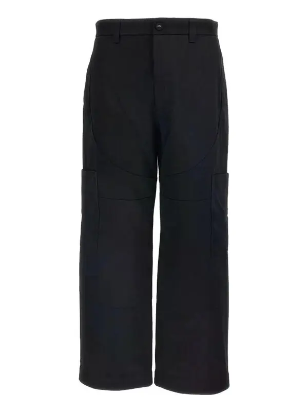 Thom Browne Panelled Wide-leg Trousers - Black