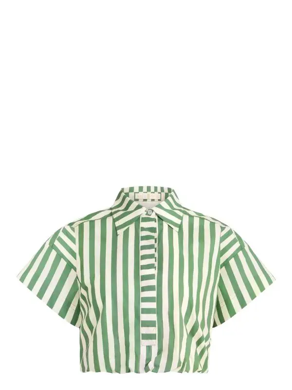 MARIE OLIVER Sierra Striped Top - Green