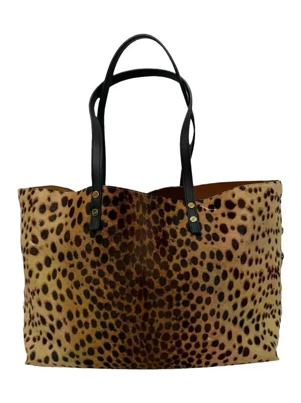 Chloé Leopard-print Calf Hair Tote Bag - Neutrals