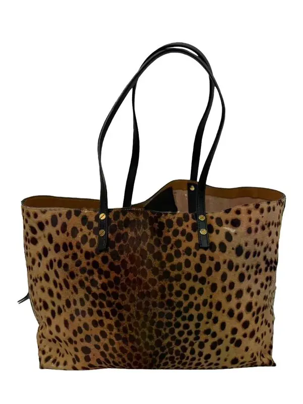 Chloé Leopard-print Calf Hair Tote Bag - Neutrals