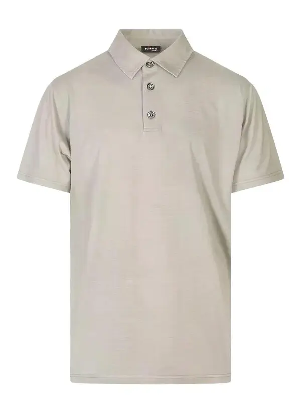 Kiton Short-sleeve Polo Shirt - Neutrals