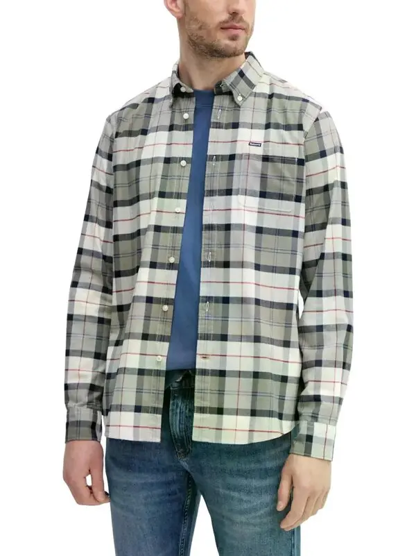 Barbour Lewis Check-pattern Shirt - Neutrals