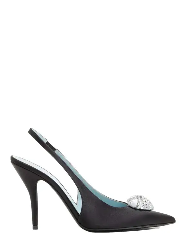 Valentino Garavani Coeur Royal Slingback Pumps - Black