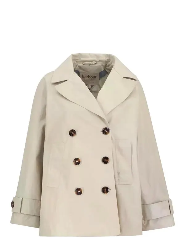 Barbour Maisy Double-breasted Coat - Neutrals