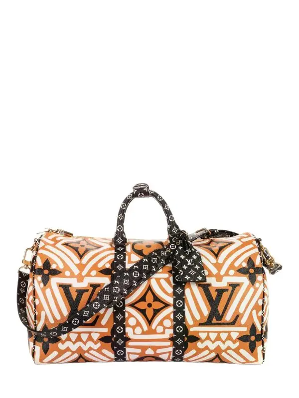LOUIS VUITTON Crafty Collection Keepall Travel Bag - Orange