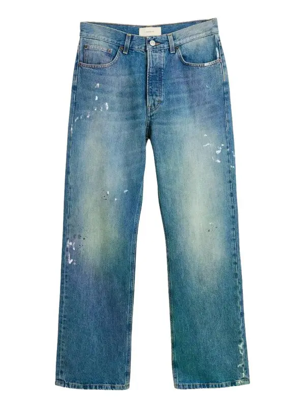 JEANERICA Vega Paint-splatter Jeans - Blue