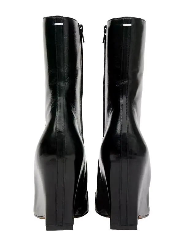 MAISON MARGIELA Wedge-heel Ankle Boots - Black