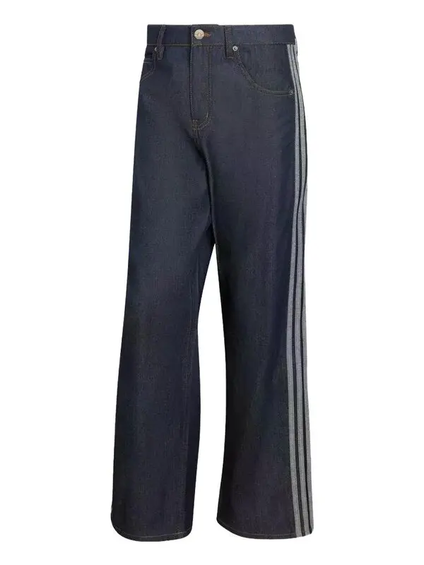 Adidas Firebird Side-stripe Jeans - Blue