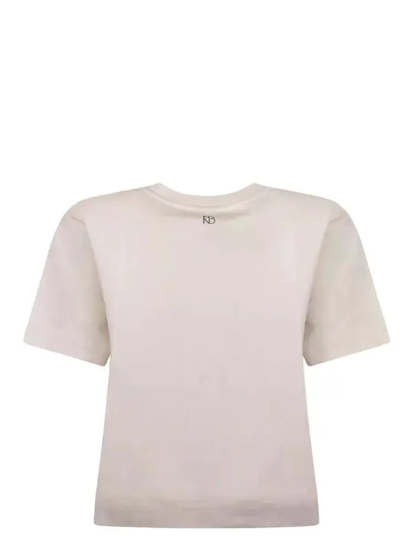 Max Mara Jersey Crew Neck T-shirt - Neutrals