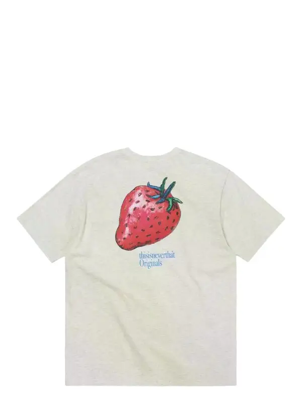 THISISNEVERTHAT Strawberry-print T-shirt - Grey