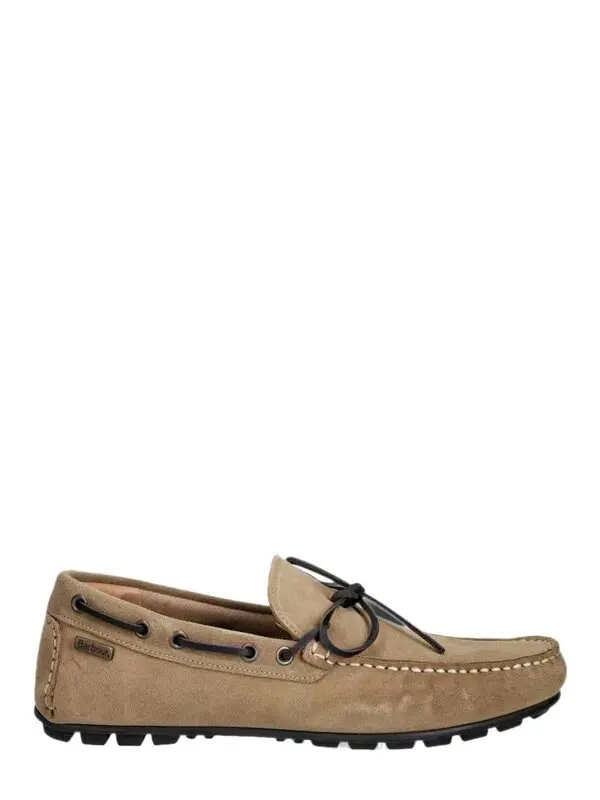 Barbour Courage Driving Leather Boat Shoes - Neutrals