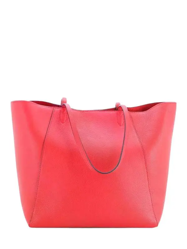 LOUIS VUITTON Locky Lock Leather Tote Bag - Red