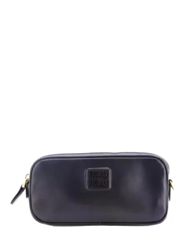 Miu Miu Softy Leather Small Belt Bag - Black