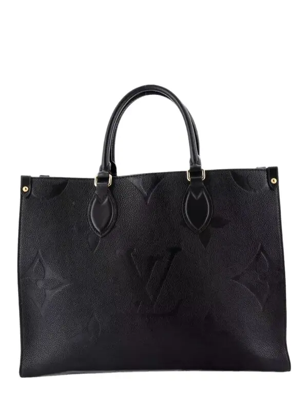 LOUIS VUITTON Monogram Empreinte Giant Onthego Mm Tote Bag - Black