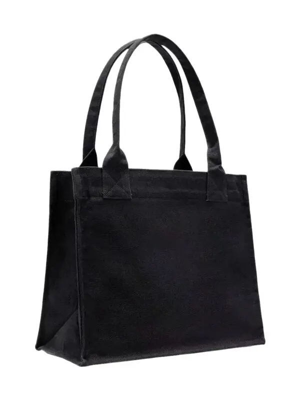 GANNI Pony Print Tote Bag - Black