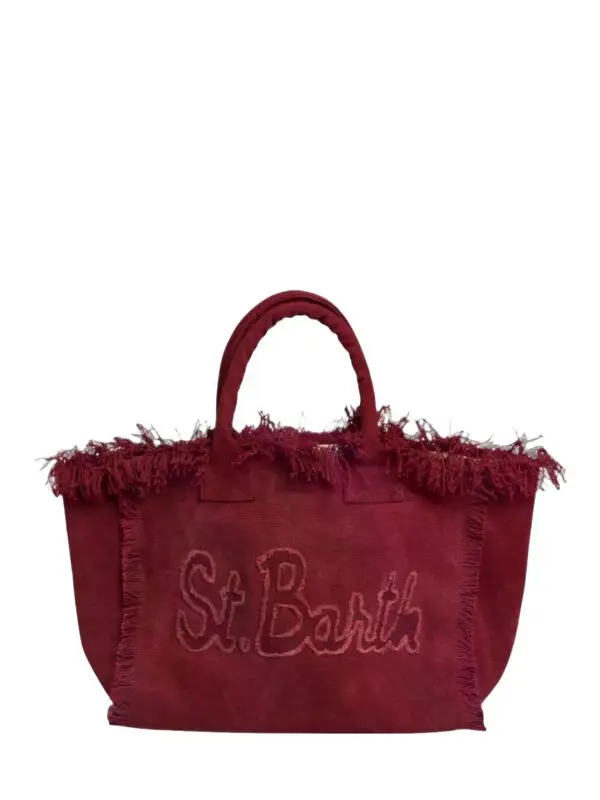 MC2 SAINT BARTH Vanity Fringed Tote Bag - Red