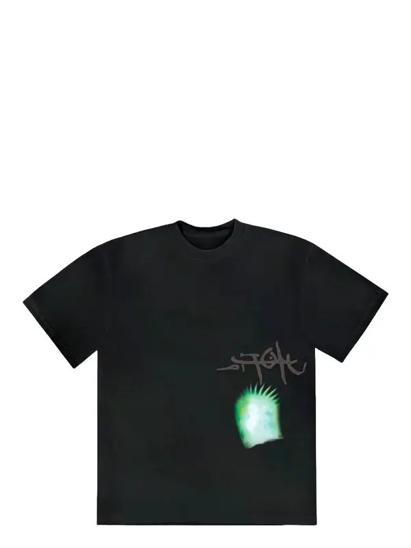 TRAVIS SCOTT Utopia C5 Graphic-print T-shirt - Black