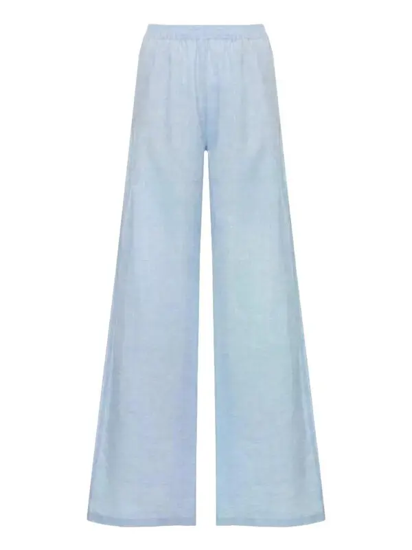 Fabiana Filippi Elasticated-waistband Wide-leg Trousers - Blue