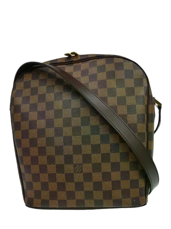LOUIS VUITTON Damier Ipanema Shoulder Bag - Brown