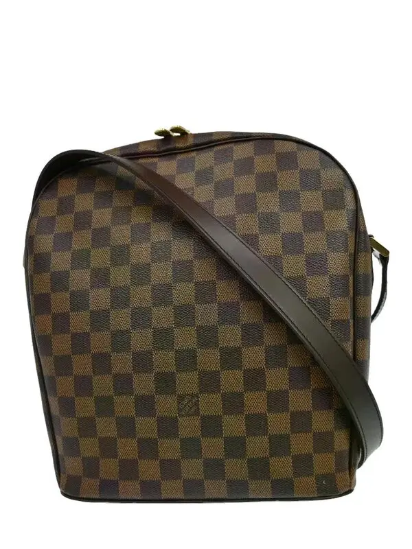 LOUIS VUITTON Damier Ipanema Shoulder Bag - Brown