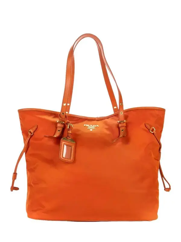 Prada Tessuto Tote Bag - Orange