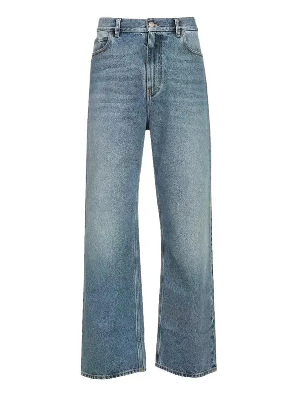 Fendi Selleria Stone-wash Jeans - Blue