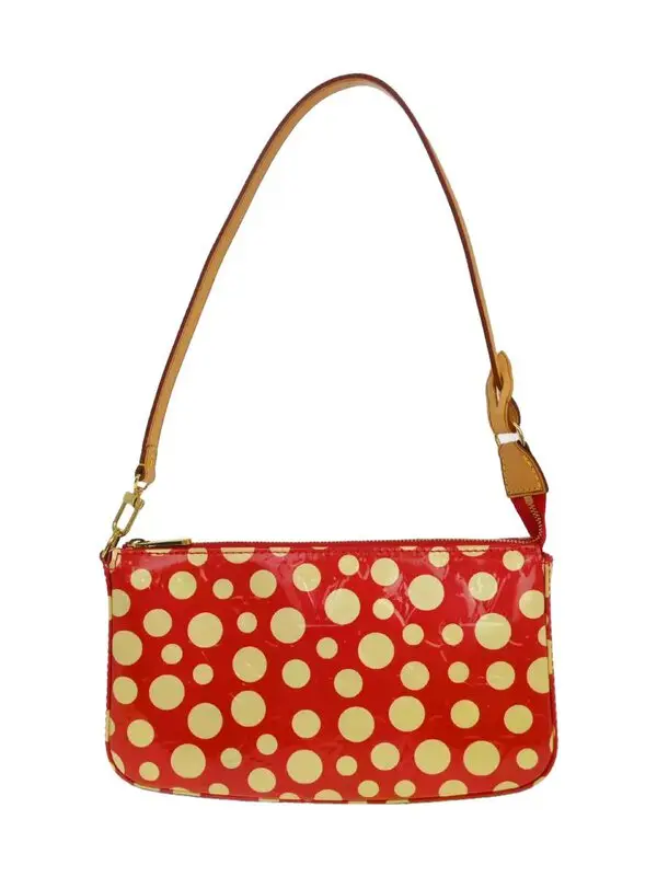 LOUIS VUITTON X Yayoi Kusama 2012 Dot Infinity Pochette Handbag - Red