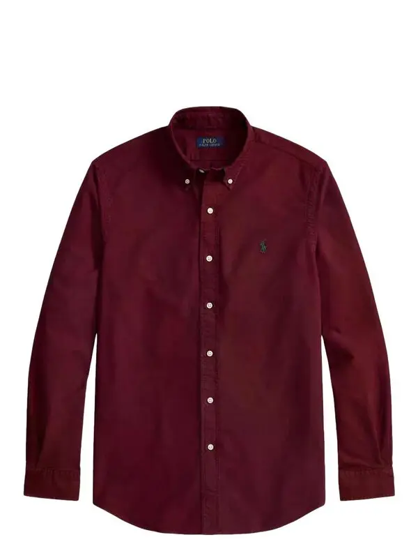 Polo Ralph Lauren Garment-dyed Oxford Shirt - Red