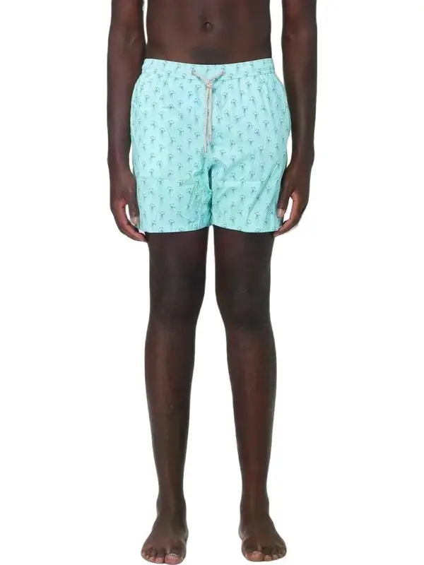 MC2 SAINT BARTH Jellyfish Print Swim Shorts - Blue