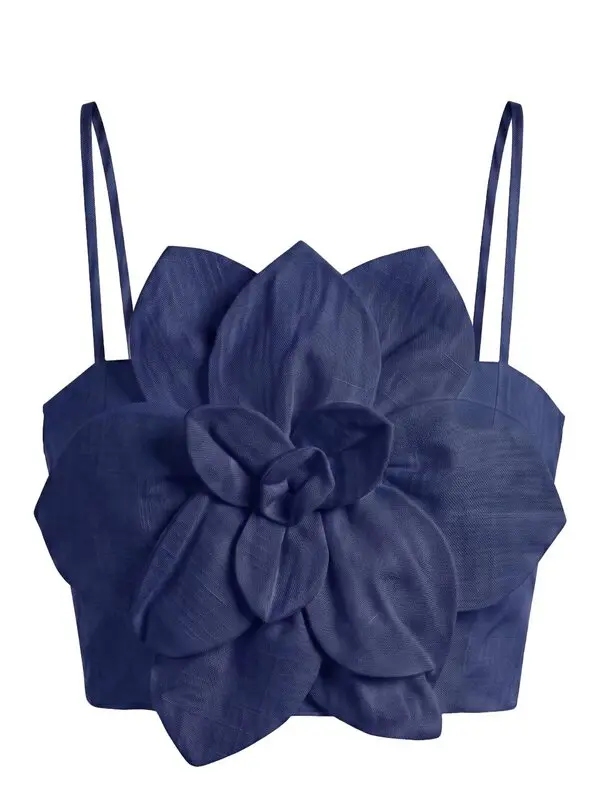 Yumi Kim Sahara Linen Top - Blue