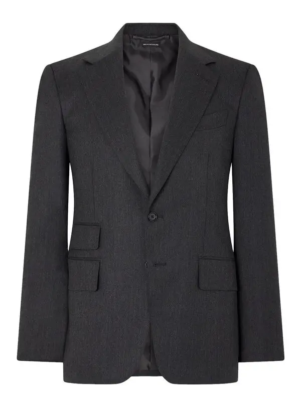 TOM FORD Shelton Wool-twill Suit Jacket - Gray