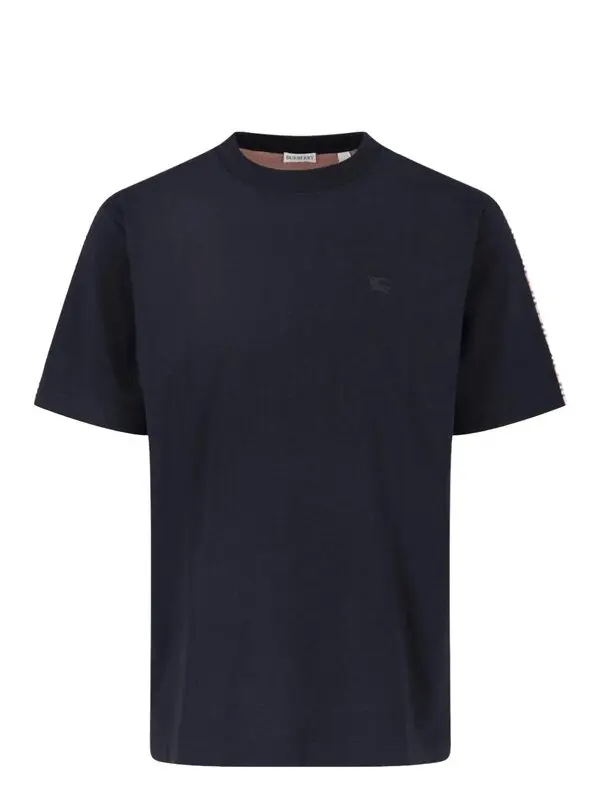 Burberry T-shirt "check - Black