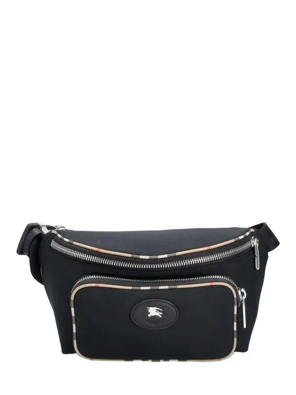 Burberry Check" Belt Bag - Black