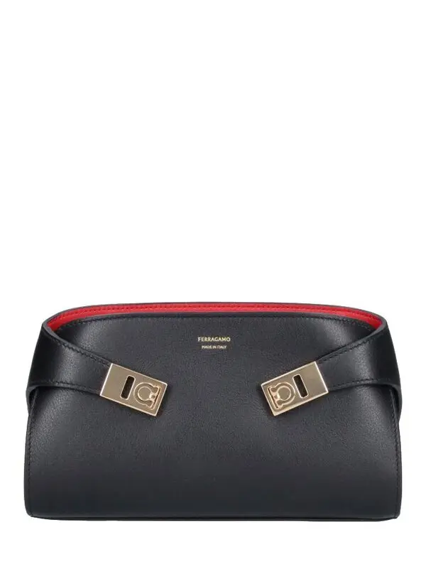 FERRAGAMO Hug" Mini Crossbody Bag - Black