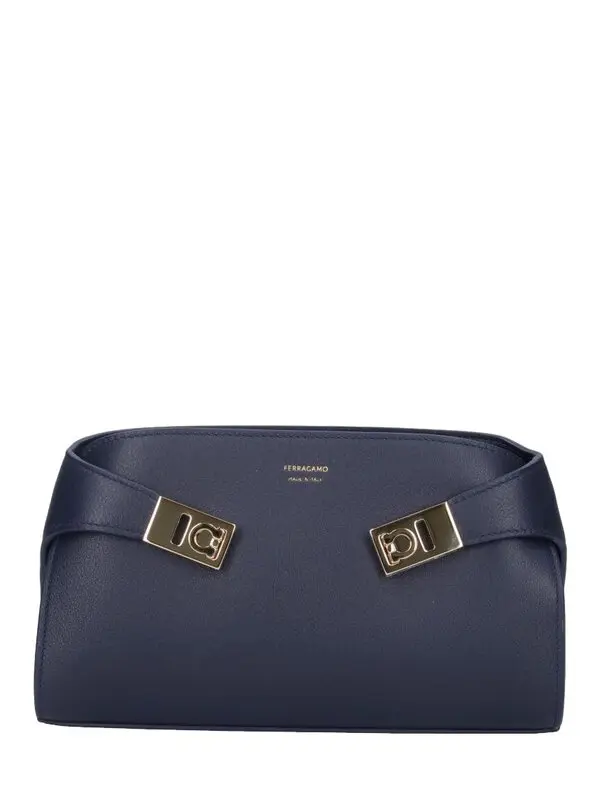 FERRAGAMO Hug" Mini Crossbody Bag - Blue